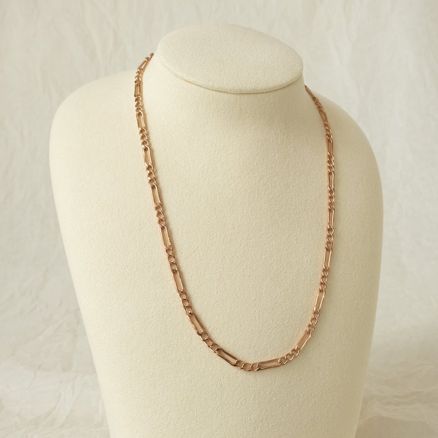 Sample 52: Gold Filled Figaro Chain Necklace | Simple & Dainty
