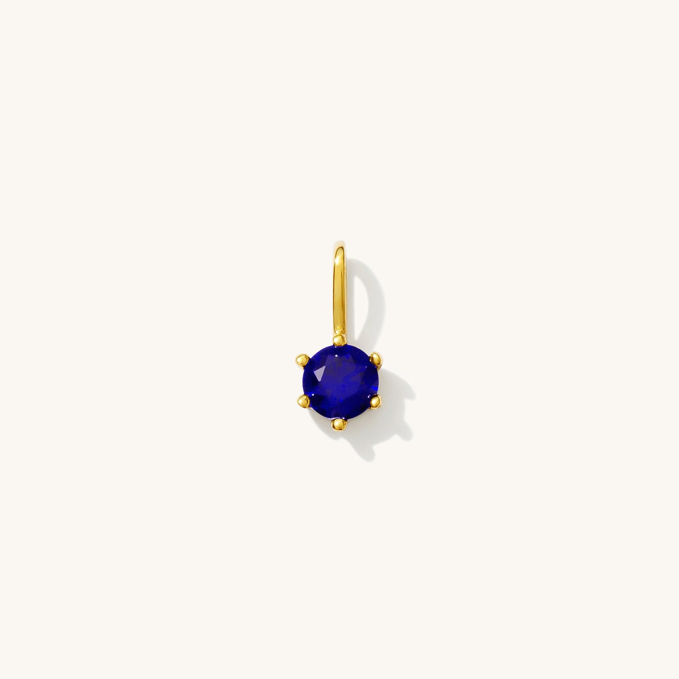 Sapphire Charm (September Birthstone) | Simple & Dainty
