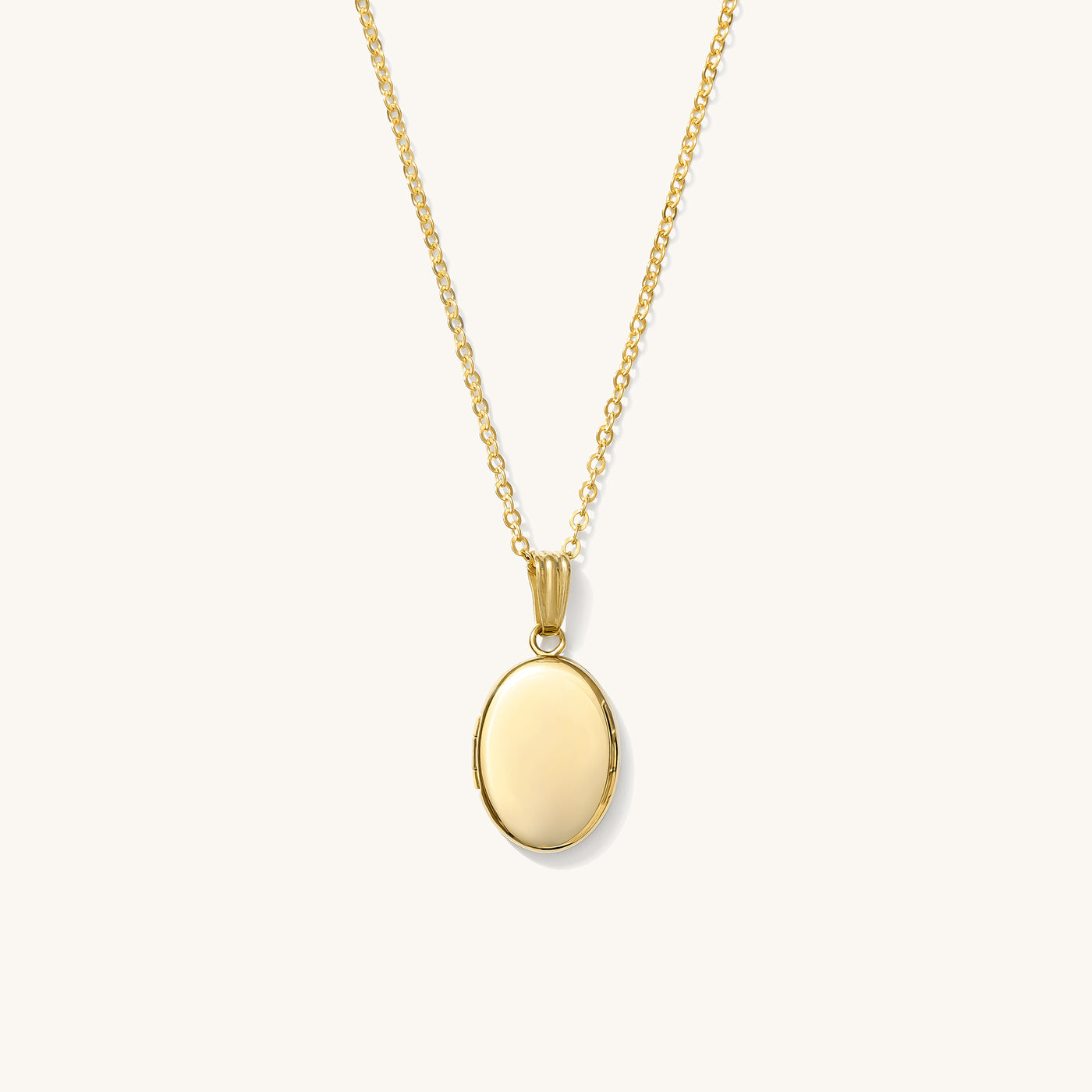 Oval Locket Necklace | Simple & Dainty