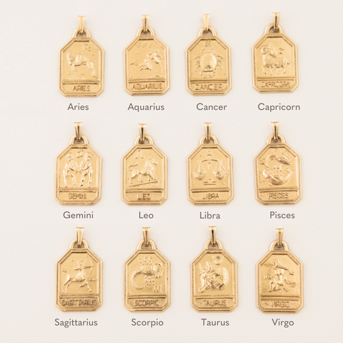 Zodiac Tag Necklace | Simple & Dainty